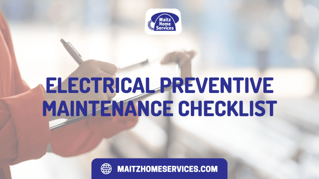 Electrical Preventive Maintenance Checklist 2023 Electrical Preventive Maintenance Checklist 2023